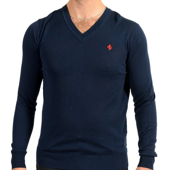 Scuderia Ferrari | Sweaters | Scuderia Ferrari Mens Prhorse Blue Silk ...